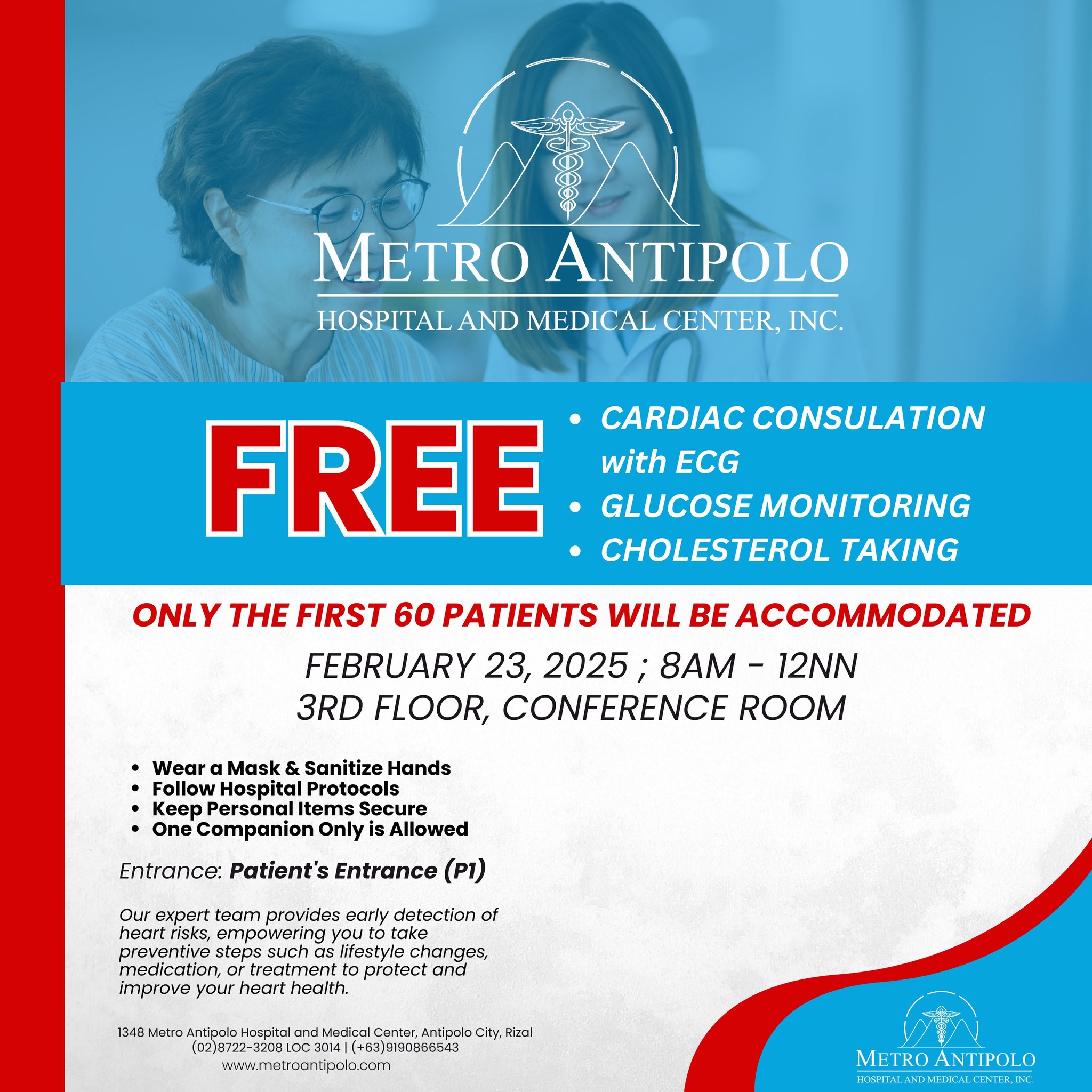 FREE Heart Health Check-Up at Metro Antipolo! at Metro Antipolo ...